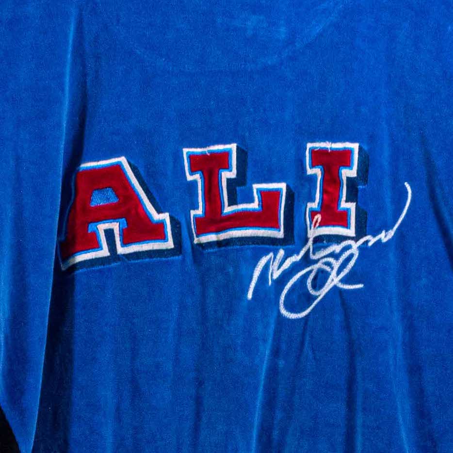 Platinum Fubu Muhammad Ali Velour Zip Jacket– VNTG Shop