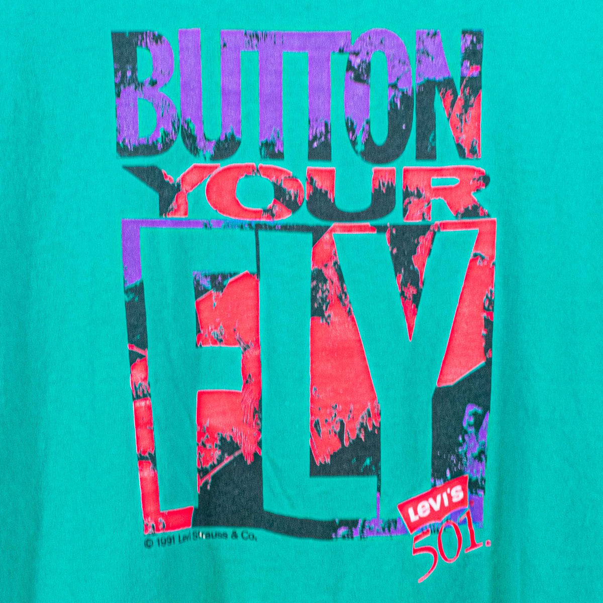 Levis Button Your Fly 501 T-Shirt– VNTG Shop