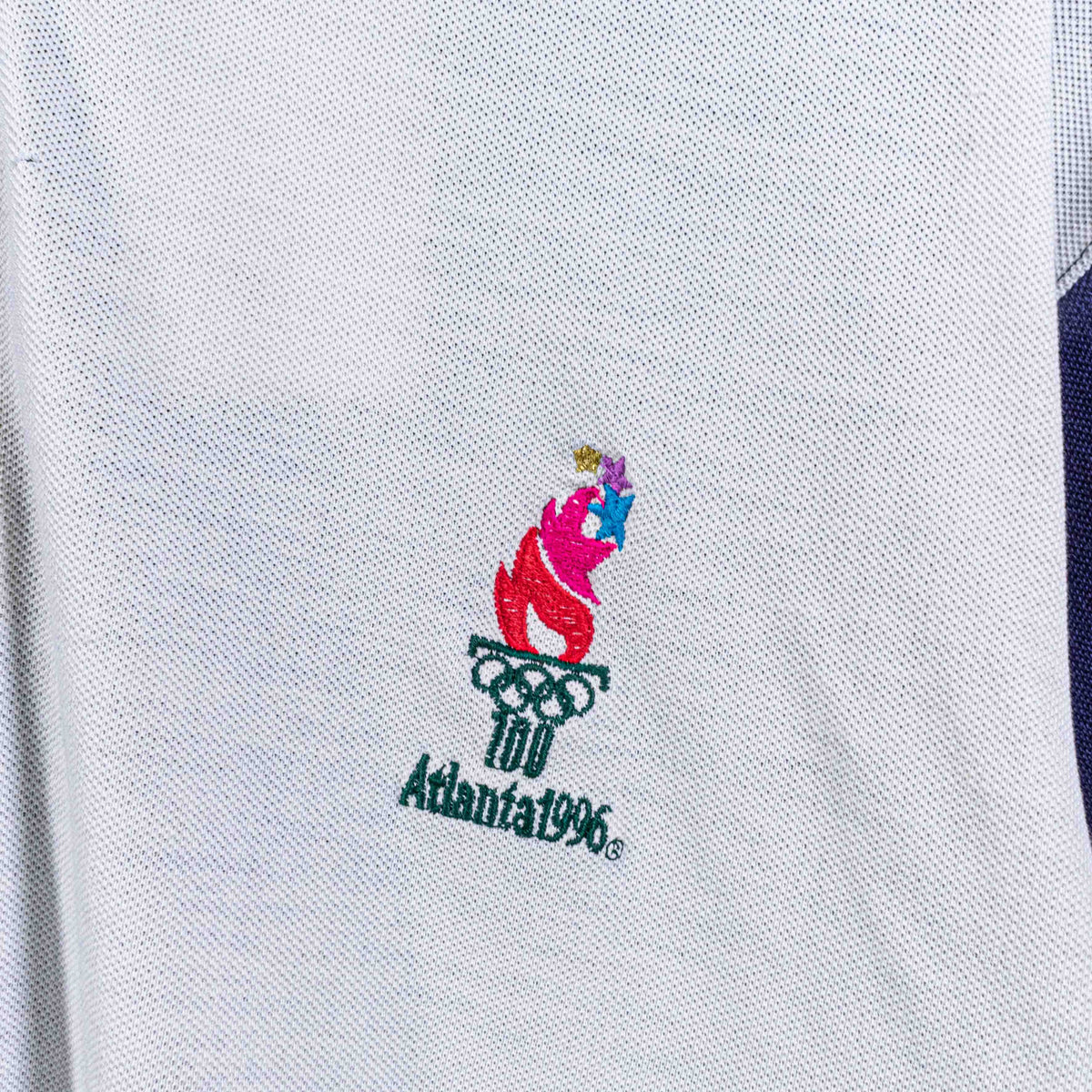 Atlanta 1996 Olympics Polo Shirt Colorblock– VNTG Shop