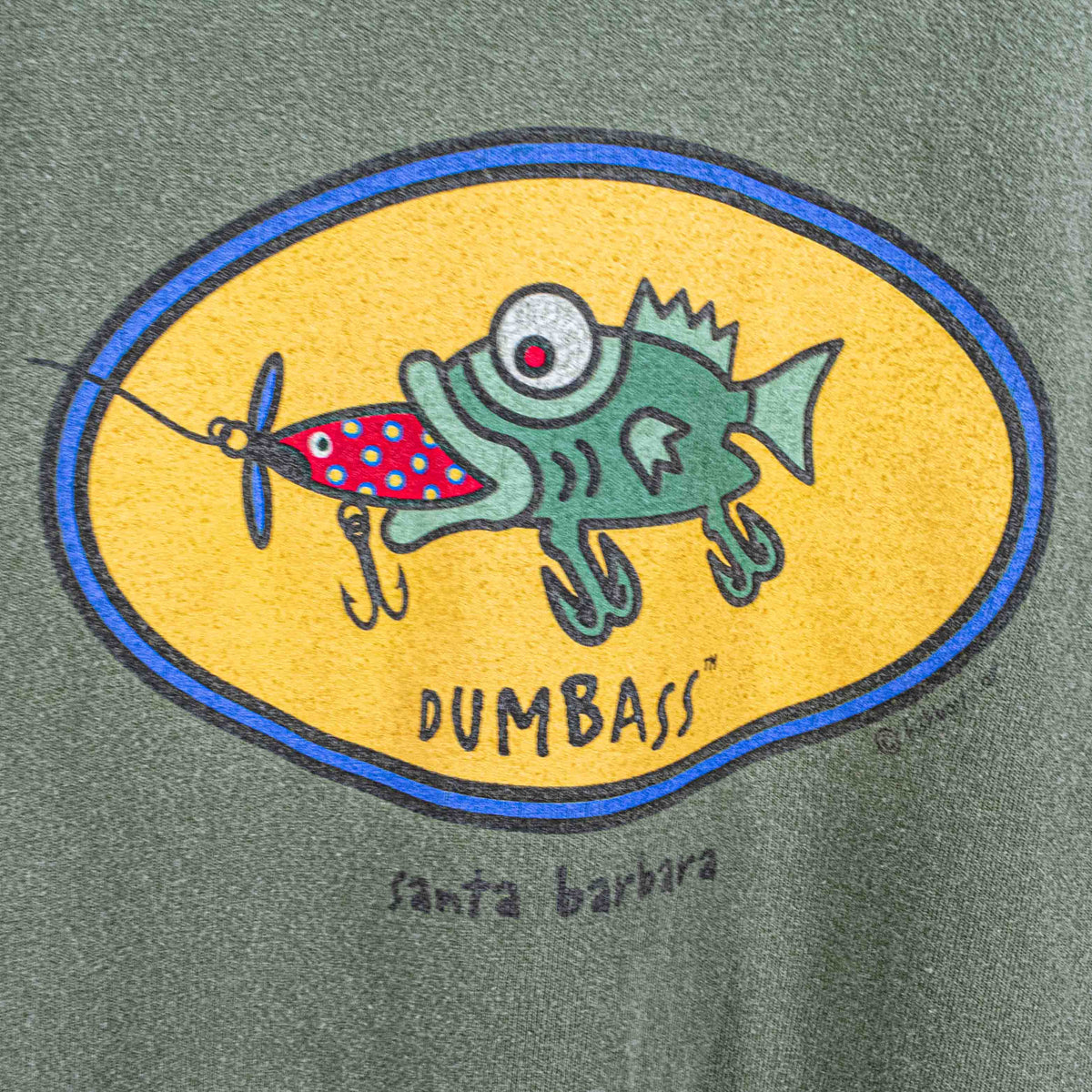Fishboy Dumbass Santa Barabara Fish T-Shirt– VNTG Shop